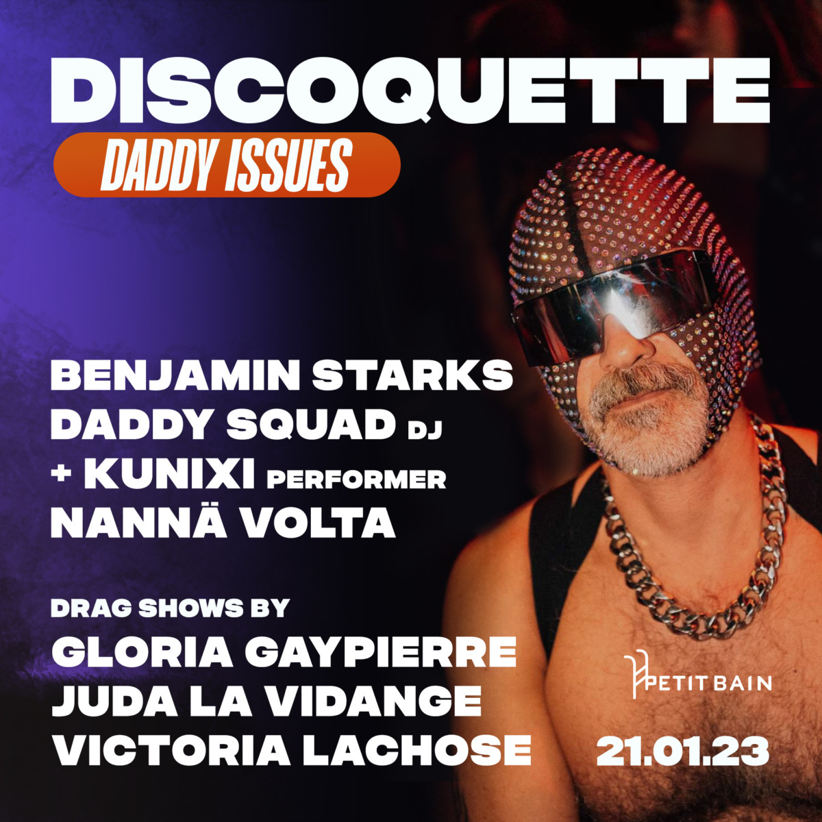 DIscoquette : Daddy Issues ! | Petit Bain – Équipement culturel flottant